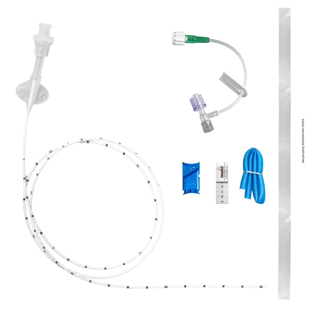 Cateter Central de Inserção Periférica em Silicone – PICC – Uni Lúmen ...
